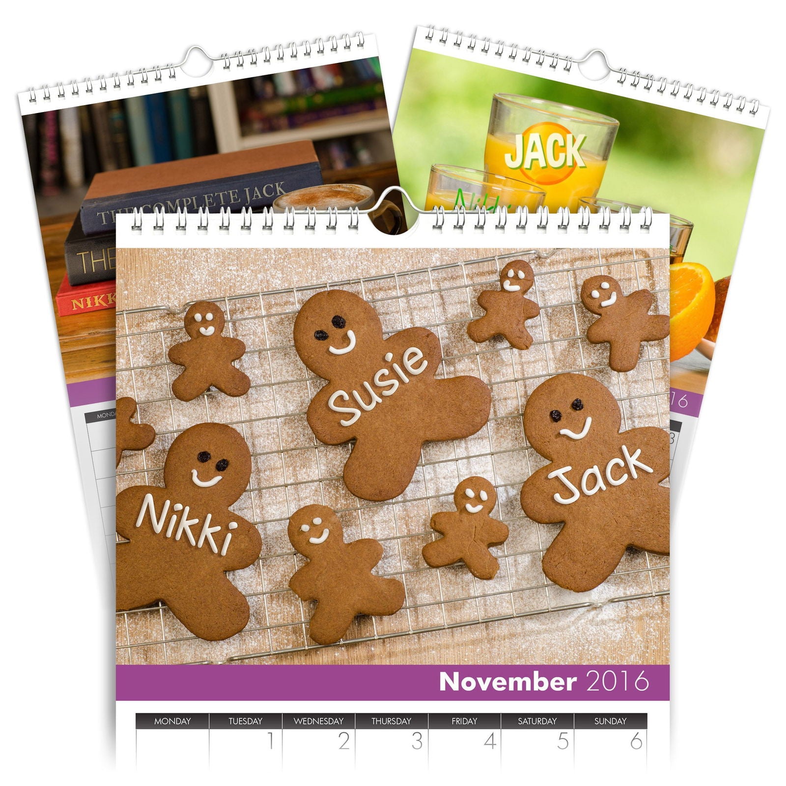 Buy Personalised 2026 Family & Friends Calendar, For 2 To 6 People, In ...