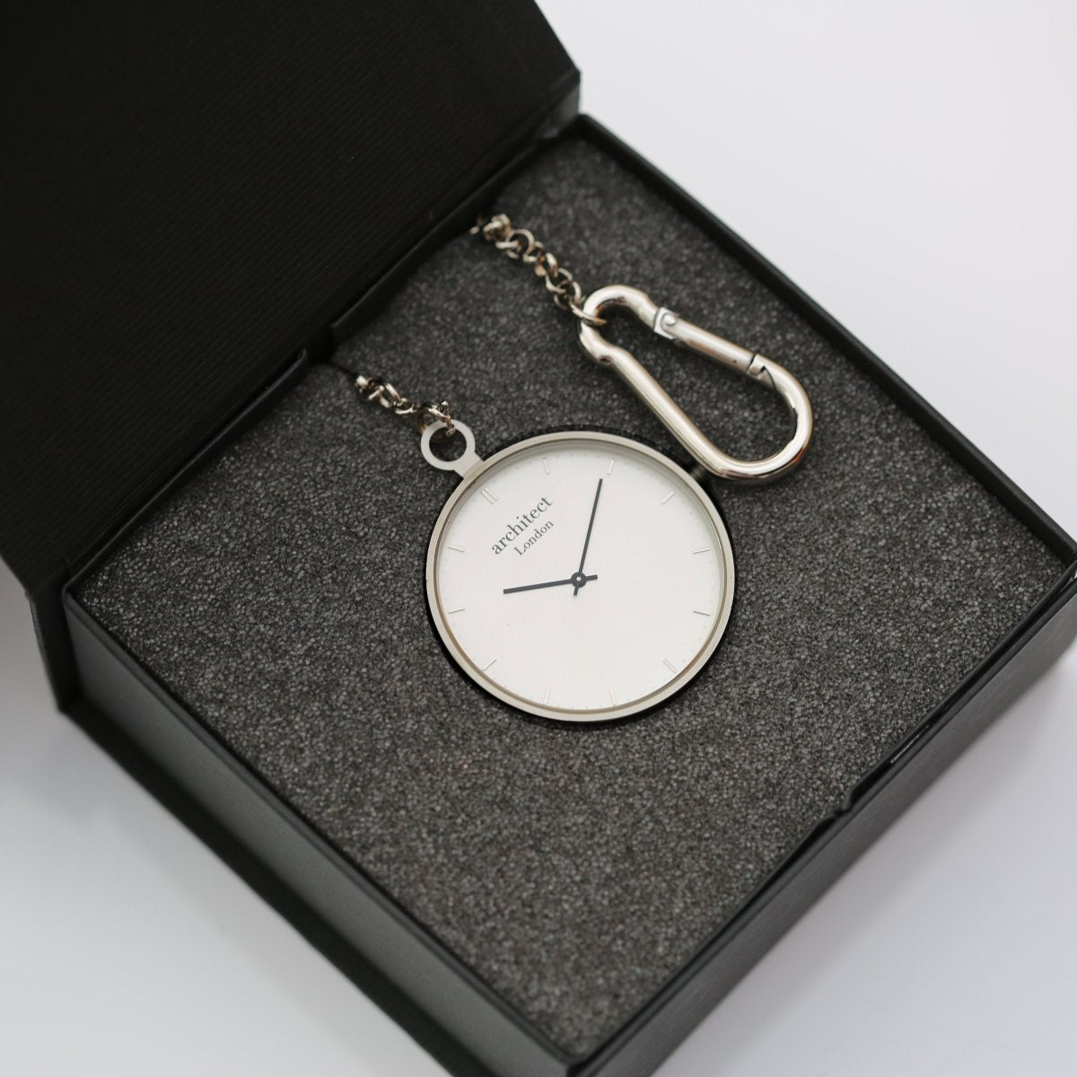 Buy Modern Pocket Watch Silver - Modern Font Engraving from £99.00 ...