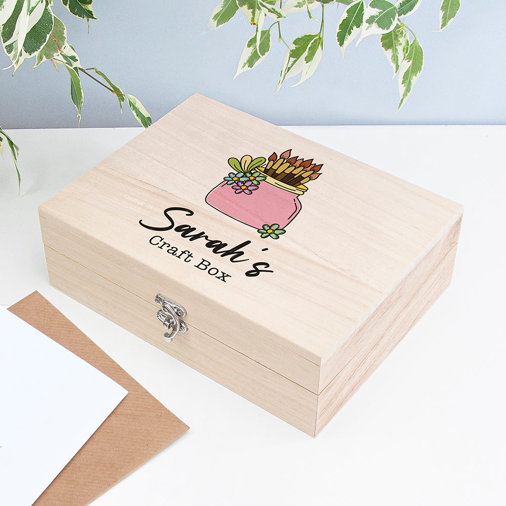 Buy Personalised Personalised Craft Box from £17.59 - Gifts Finder