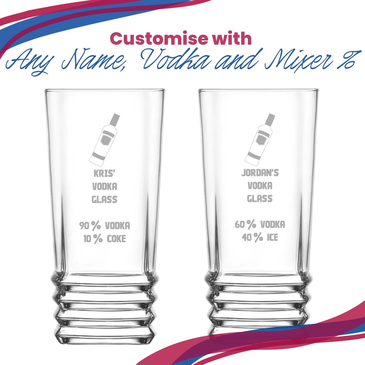 Buy Personalised Engraved Vodka Elegan Hiball with 'Name's Vodka Glass ...