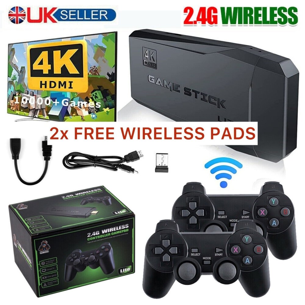 Buy Retro Console Gaming 2 Player Home Arcade Stick, With 10,000 Games ...